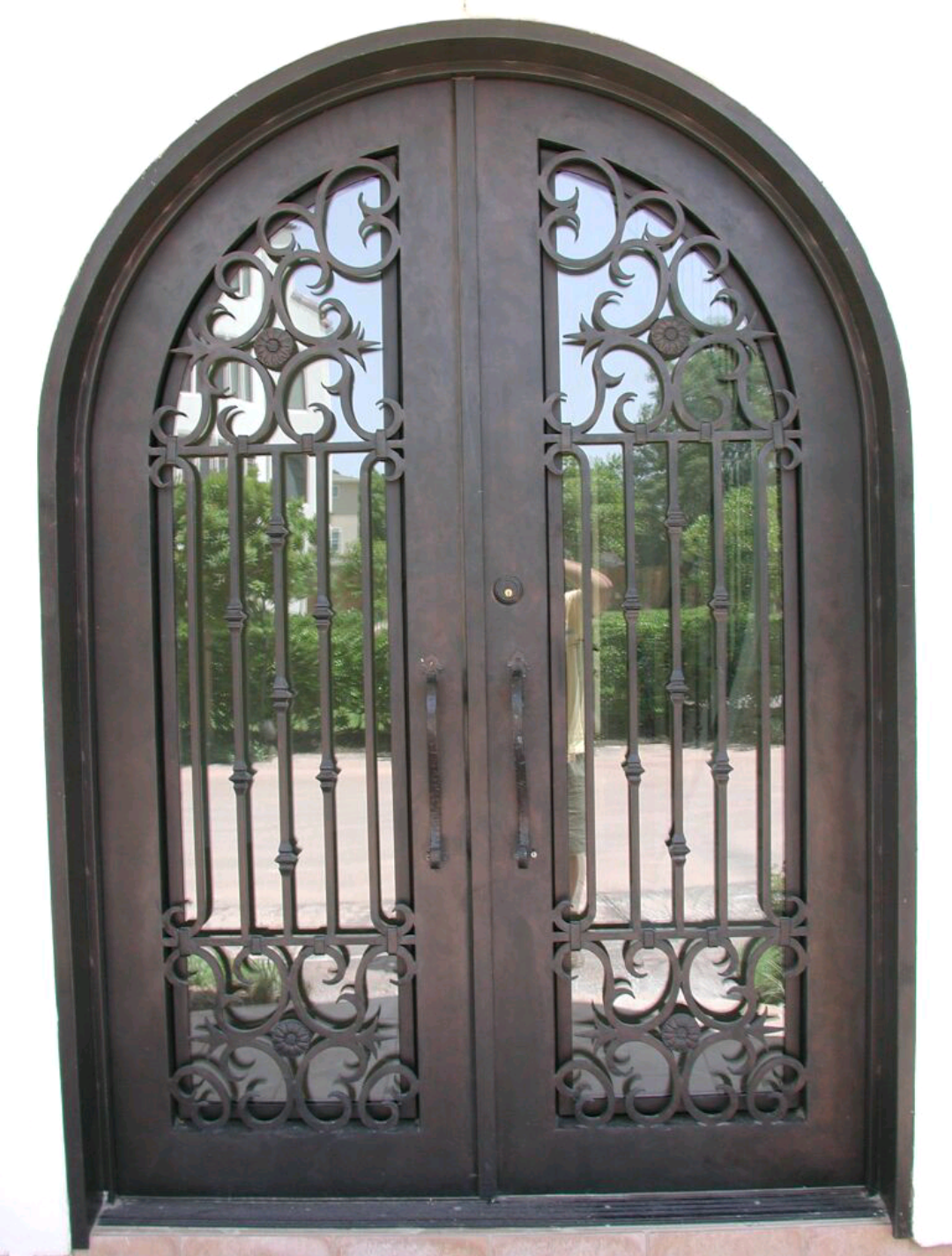 Custom Iron Doors - Colonial Art